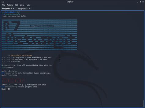 Wmap Metasploit How To Fix Database Not Connected Problem