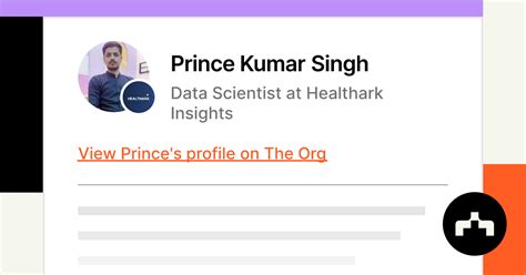 Prince Kumar Singh Data Scientist At Healthark Insights The Org