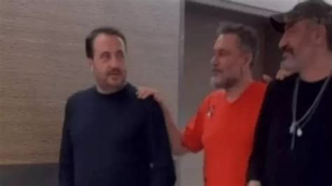 Ercan Saatçi Ve Hakan Altun Hüsnü Şenlendiriciyi Ziyaret Etti