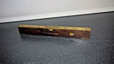 Vintage Hardwood And Brass 12 Marples Level Ebay
