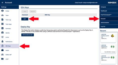 How Do I Upload My SSH Public Key What Is It Used For Nimbix