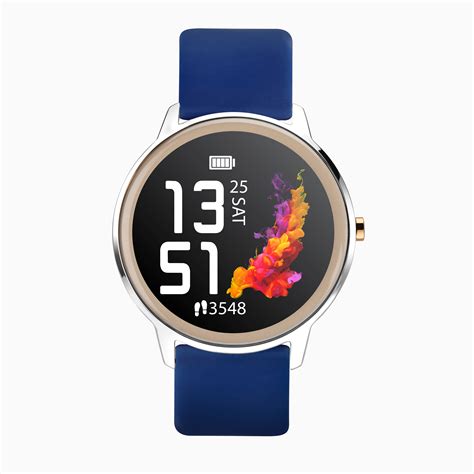Sekonda Flex Smartwatch 40448 Round 42mm Navy Blue Strap