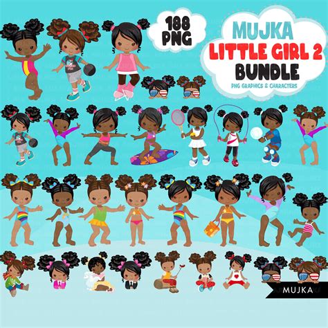 Black Girl Png Bundle Black Girl Magic Afro Puff Black Girl Art Lit
