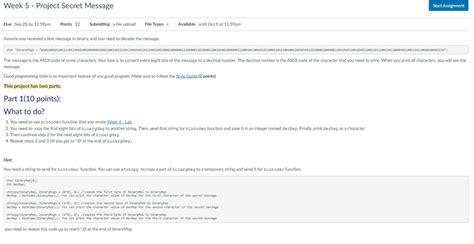 Solved Int Bintodecchar Str Void Dectobinint Xchar