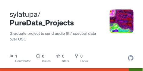 Github Sylatupapuredataprojects Graduate Project To Send Audio Fft Spectral Data Over Osc