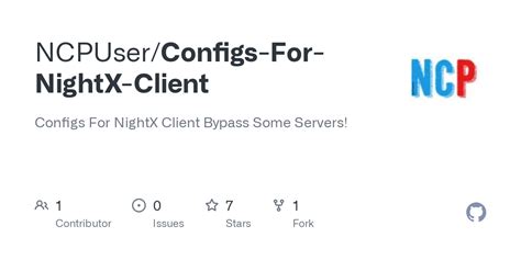 Releases NCPUser Configs For NightX Client GitHub