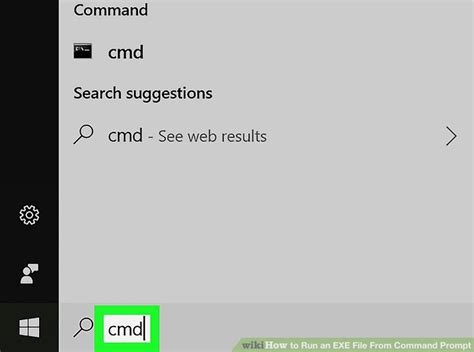 how to run an exe file from command prompt 10 steps