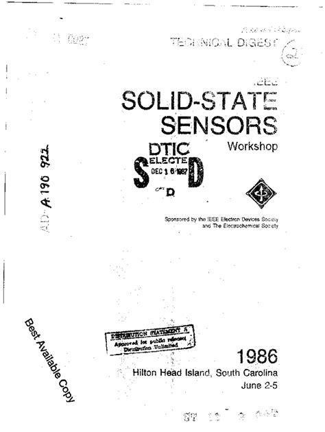 Fillable Online Ieee Solid State Sensors Workshop Fax Email Print Pdffiller