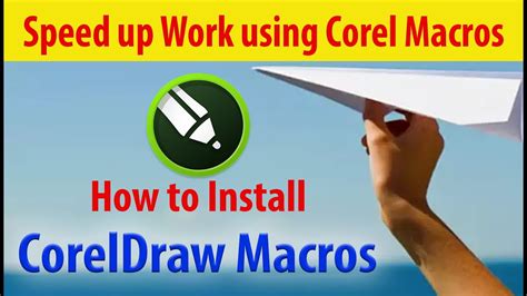 What Is A CorelDraw Macro And How To Install Macro In CorelDraw YouTube