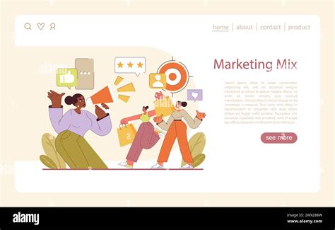 Marketing Mix Strategy Exuberant Announcement Of Brand Engagement And