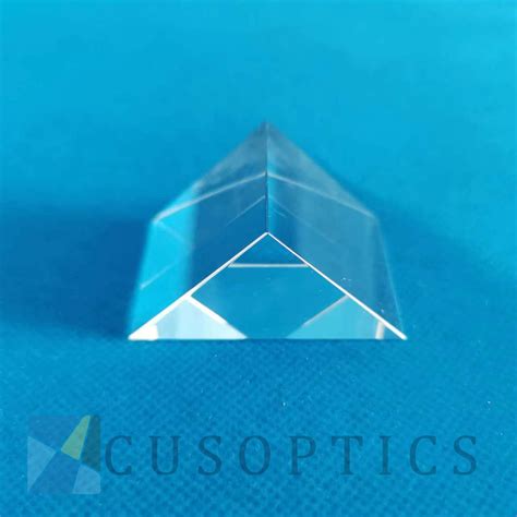 Optical K9 Glass Triangle Prism Sapphire Glass Quartz Glass