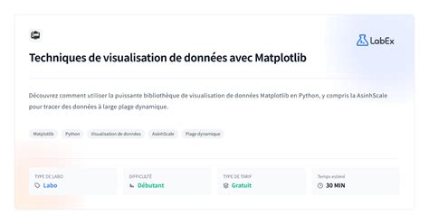 Techniques De Visualisation De Données Avec Matplotlib Labex