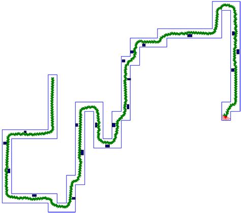 Vehicle Maneuvering Steps For Map Eight Using Front Basic Sensor With
