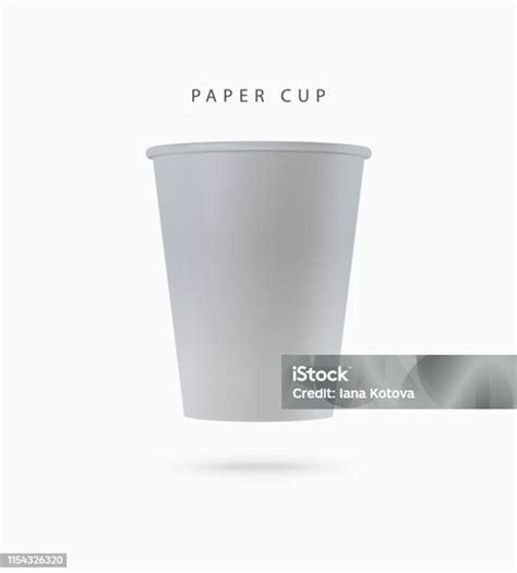 흰 종이 컵 현실적인 벡터 이랑 커피 차 레모네이드 주스 아이스크림 스프 0명에 대한 스톡 벡터 아트 및 기타 이미지 0명