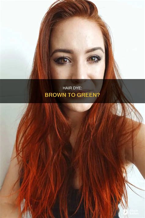 Hair Dye Brown To Green Shunsalon