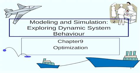 1 Modeling And Simulation Exploring Dynamic System Behaviour Chapter9