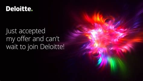 Beyond Excited To Announce That I Will Be Joining Deloitte As A