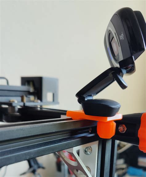 Logitech C615 Webcam 2020 V Slot Mount With Printable Thumb Screw By Jaxhax Travis Download