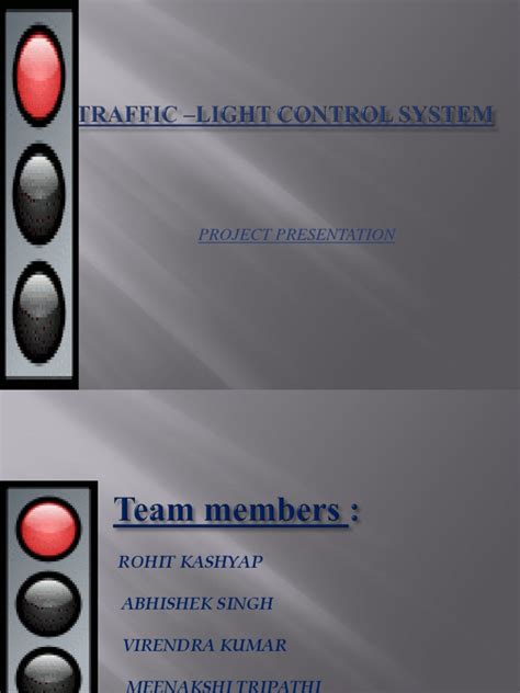 Traffic Light Control System Vhdl Traffic