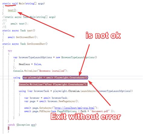 BUG Playwright CreateAsync Is Hanging When It S Executed By GitHub Runner Via Vstest Console