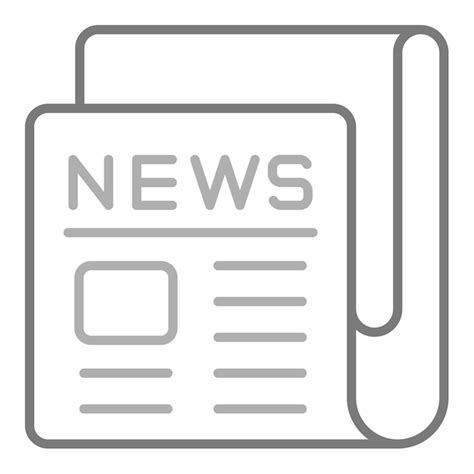 신문 아이콘 프리미엄 벡터