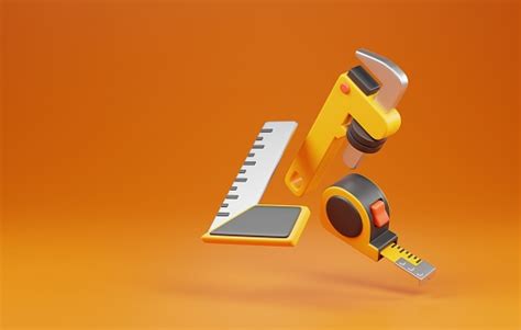 코너 통치자 테이프 측정 테이프 조정 가능한 렌치 측정 도구 기호 3d 렌더 3차원 형태에 대한 스톡 사진 및 기타 이미지 3차원 형태 Diy 각도 Istock