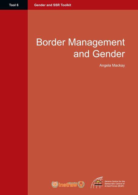 Border Management And Gender