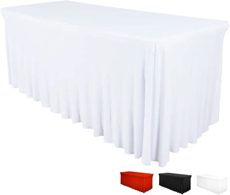 Table Skirt For Rectangular Tables 8ft Wedding Spandex