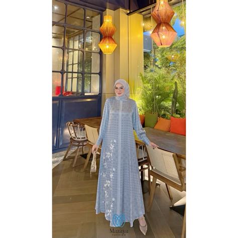 Jual Adeeva Dress V21 Mary Silk Siganture Mazaya Shopee Indonesia