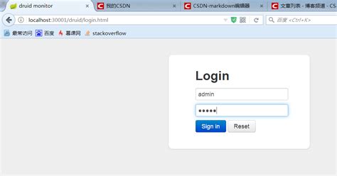 Spring Boot配置druid德鲁伊德鲁伊账号密码 Csdn博客