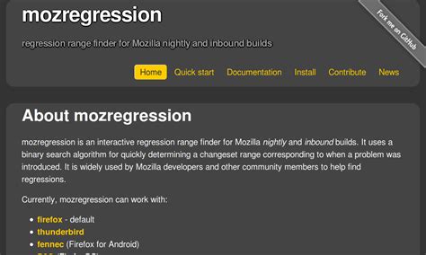 Found A Regression In Firefox Give Us Details With Mozregression Firefox Nightly News