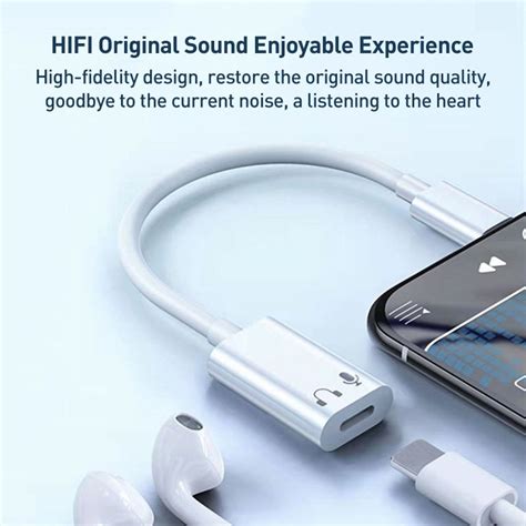 Usb C Type C To Pin Audio Adapter Cable For Iphone Series White Alexnld Com