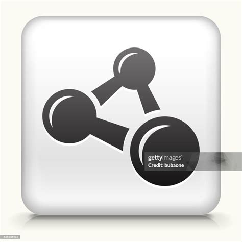 Square Button With Atomic Formula High Res Vector Graphic Getty Images