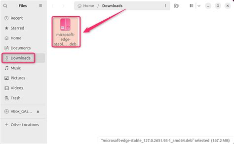 how to install microsoft edge browser on ubuntu 24 04 gui and terminal