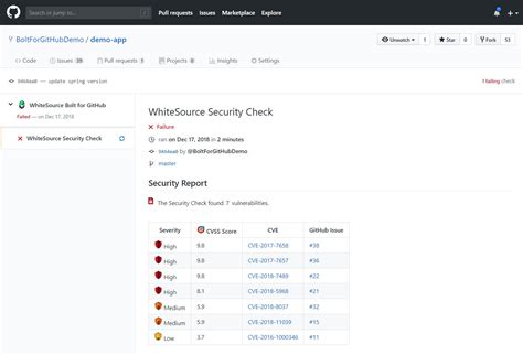 Mend Bolt GitHub Marketplace GitHub