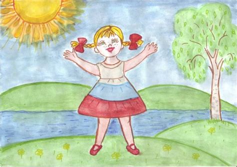 Рисунки для срисовки день защиты детей