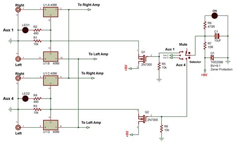 Auxiliary Selector Using MOSFETs Electronique Pratique Electronique R5