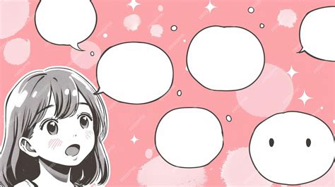 Premium Photo Anime Manga Comic Strip Cartoon Style Speech Bubbles