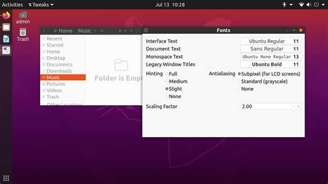Display Scaling Setting Difference Between Gnome Tweaks And Gnome Display Settings Ask Ubuntu