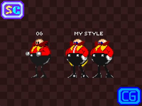 Dr Eggman Robotnik Sprites By Chrissgaming On Deviantart