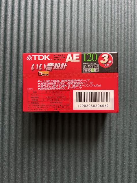 Tdkカセットテープ 未開封 4本 メルカリ