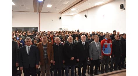 Prof Dr Gürol Seyitoğlu Çerkeşte Deprem Konulu Konferansını
