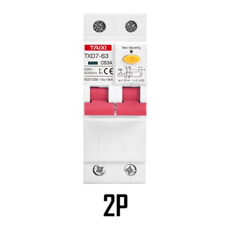 Three Phase Rcd 3p 4p Circuit Breaker Leakage Protector 15ma 30ma Rcbo