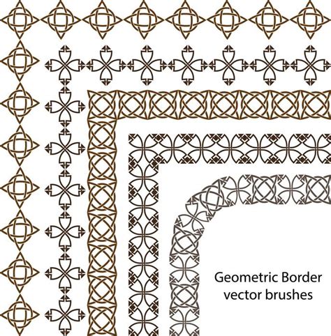 Geometric Pattern Border Vector Art Icons And Graphics For Free Download