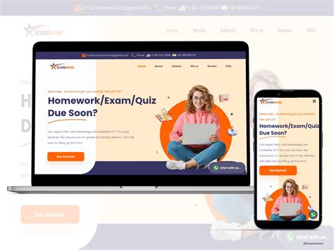 E Learning Responsive Website By Deepak On Dribbble