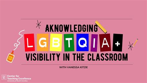 Acknowledging Lgbtqia Visibility Classroom Youtube
