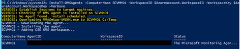 Installing Azure Monitor Log Analytics Agents With Powershell Ben Thomas Blog