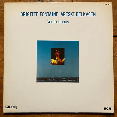 Brigitte Fontaine Areski Belkacem Vous Et Nous Lp Pianola Records