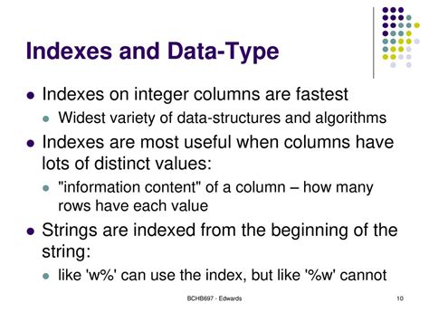 Indexes And Performance Ppt Download