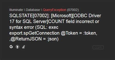 Sql Server Call MS SQL Stored Procedure From Laravel PHP Stack Overflow